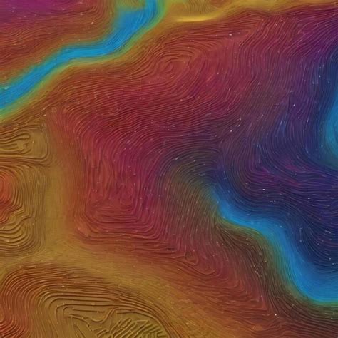 Premium Photo Topographic Contour Map With Grid Lines
