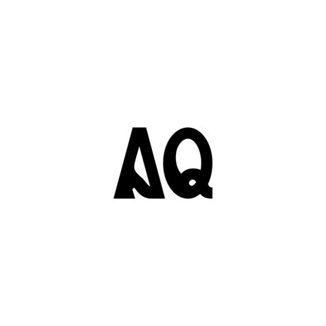 Premium Vector Aq Monogram Logo Design Letter Text Name Symbol