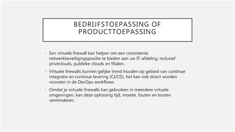 Virtualized Firewall Ppt