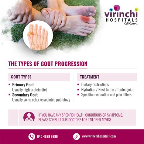 The Types Of Gout Progression For Virinchi Hospitals