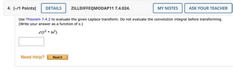 Solved Points DETAILS ZILLDIFFEQMODAP MY Chegg