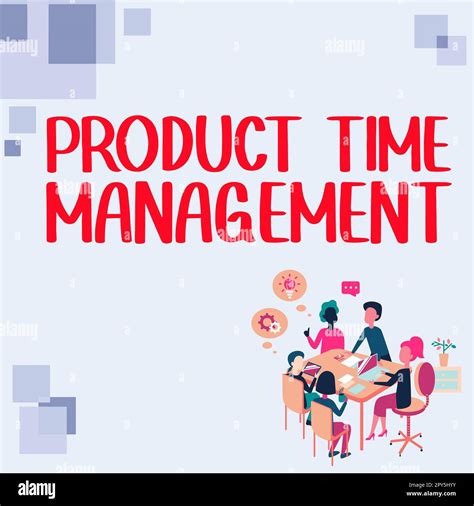 Conceptual Caption Product Time Management Business Showcase Process Of Measuring The