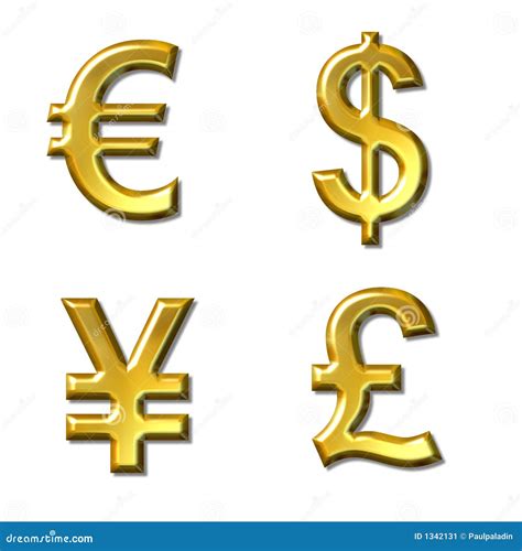 Currency Symbols Stock Image Image 1342131