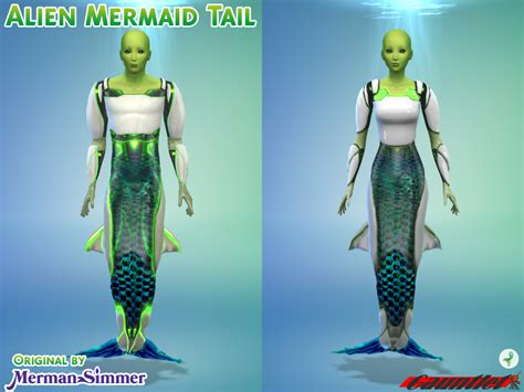 Alien Mermaid Tail Create A Sim The Sims 4 Curseforge Alien Suit
