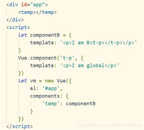 组件注册 —— Vue 学习笔记（九）vue局部注册的组件在后代组件中不可用是什么意思举例说明 Csdn博客