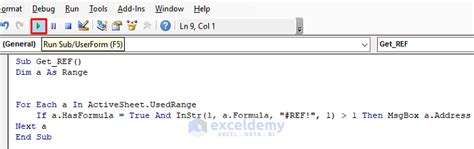 How To Find Reference Errors In Excel 3 Methods