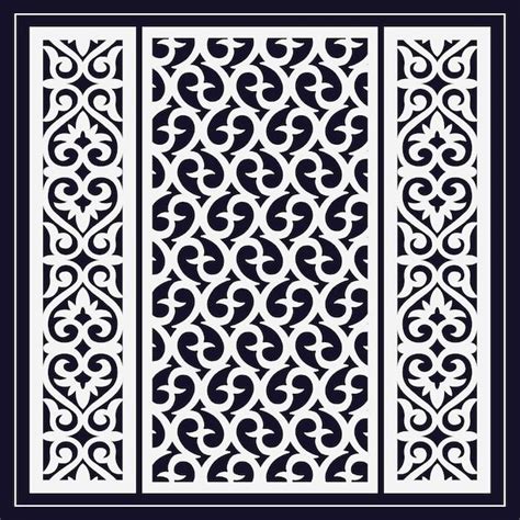 Premium Vector Om Jali Design Ohm Cnc Cut Jali Corian Jali For Temple