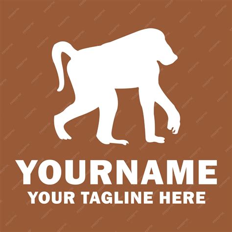 Premium Vector Baboon Logo