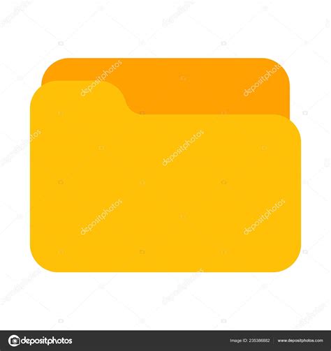 New Selected Folder Icon Simple Vector Illustration Stock Vector By