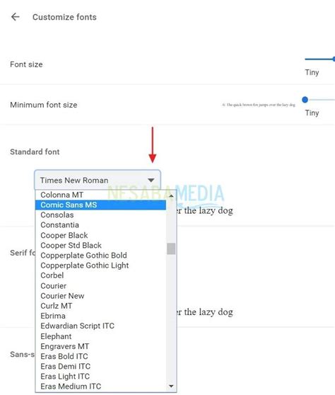 2 Cara Mengganti Font Default Browser Dengan Sangat Mudah 2 Cara Mengganti Font Default Browser Dengan Sangat Mudah