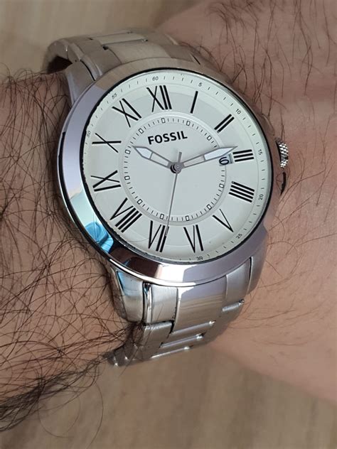 Fossil Mens Quartz Stainless Steel Silver Watch Fs4734 Royalwrist Pk