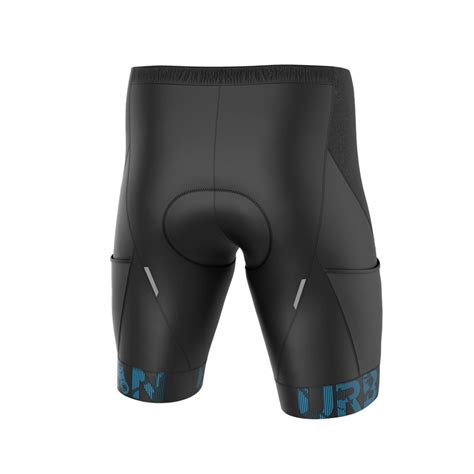 Mens Pro Padded Cycling Shorts With Hidden Cargo Pockets Urban