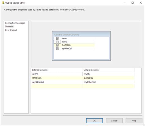 C SSIS Column Size Not Changing Based On Query Stack Overflow