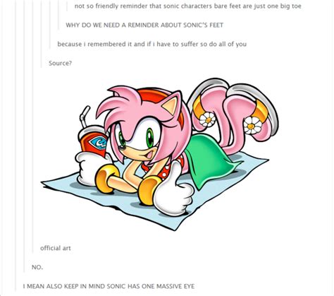 No Barefeet Fetish For You Sonic The Hedgehog Know Your Meme