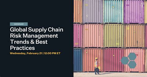 Melissa H On Linkedin Global Supply Chain Risk Management Trends