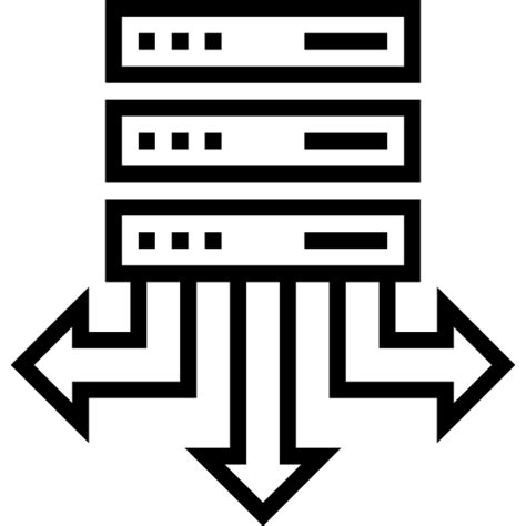 Database Prosymbols Lineal Icon