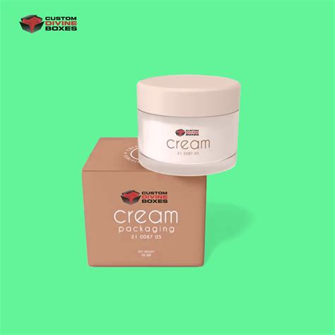Custom Printed Cream Boxes