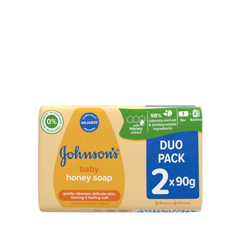 1 29 JOHNSONS 2 X 90g SOAPS Greenheys Sundries