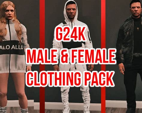 Fivem Male And Female Clothing Pack Etsy