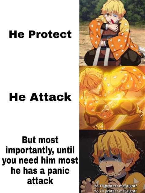 Zenitsu Agatsuma Demon Slayer Memes Slayer Meme Slayer Anime Porn Sex Picture