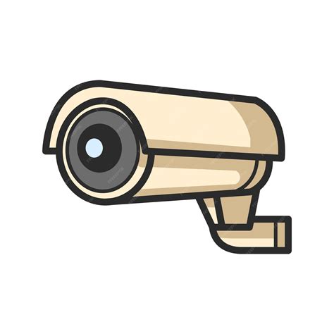 Premium Vector Hidden Camera Cctv Clipart Illustration