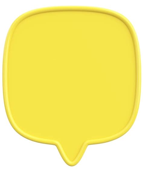 Premium Photo Speech Bubble Text Box 3d Illustration