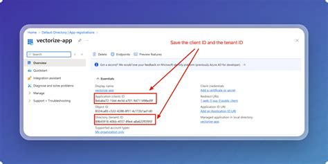 How To Create A Microsoft Entra Id Application Vectorize Docs