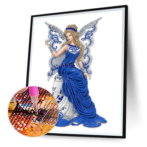 D Diy Crystal Rhinestone Diamond Painting Lady