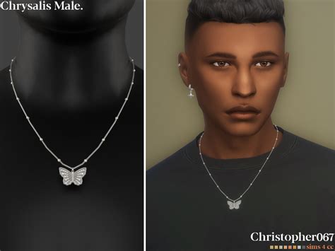 The Sims Resource Chrysalis Necklace Male