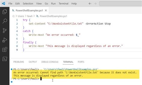 Powershell Try Catch With Examples