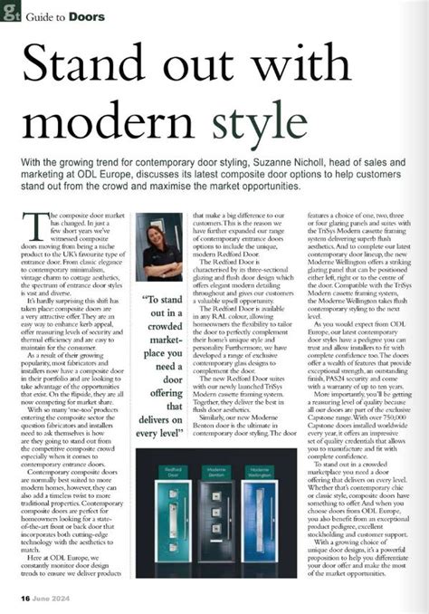 Odleurope Moderndoors Doordesigns Odl Europe Ltd