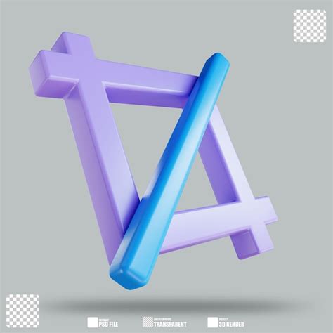 Premium Psd 3d Illustration Crop Tool 2
