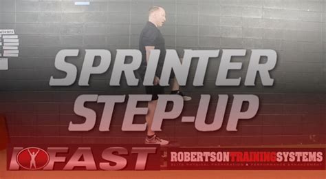 Rts Coaching The Sprinter Step Up Robertson Training Systems