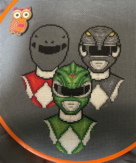 Wip Power Rangers Pixel Art By Pixelperfectpatterns On Etsy R