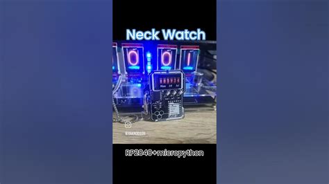 Diy Neck Watch Rp2040st7789 Clocks Cyberpunk2077 Cyberpunk