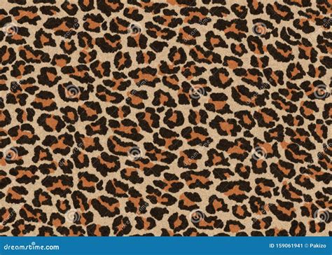 Seamless Jaguar Or Leopard Fur Texture Stock Image