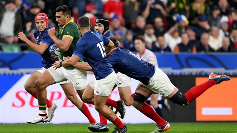 Sudáfrica le ganó a Francia un gran partido y pasó a las semifinales
