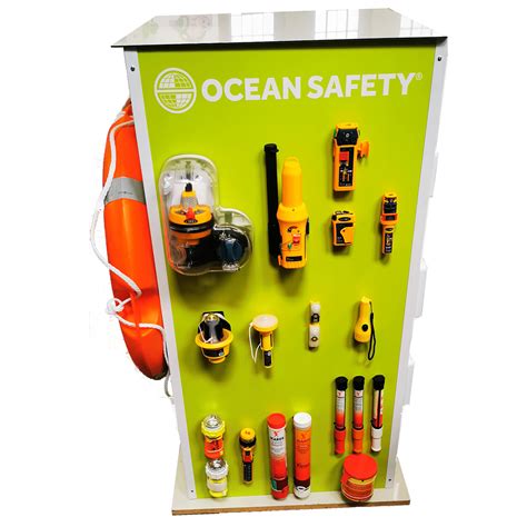 Freestanding Display Units For Ocean Safety Splash Display