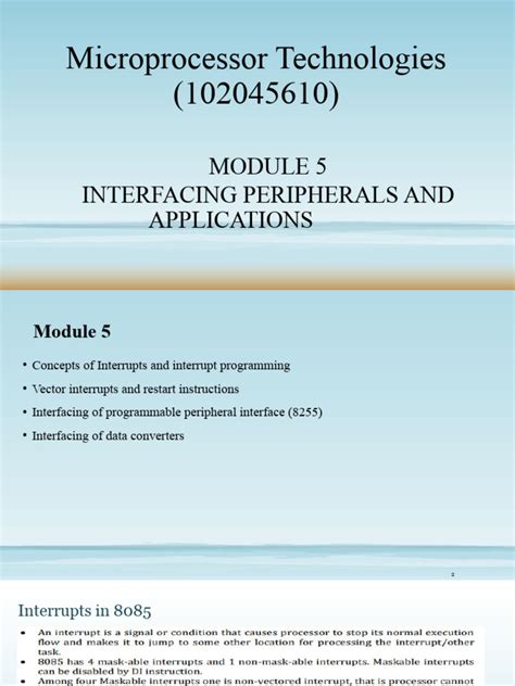 Microprocessor Unit 5 Pdf Analog To Digital Converter Analogue