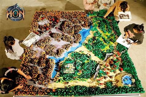 Heroes Of Newerth Tencent Creates Worlds Largest Lego Game Map Mmo