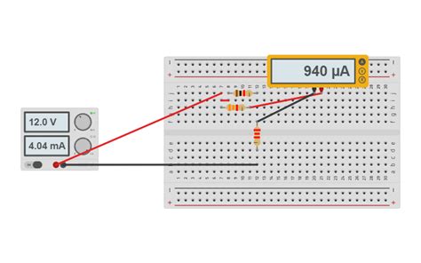 Circuit Design P 109 實驗3 從3 3kΩ右端量流過3 3kΩ的電流 Tinkercad