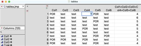 counting values in each row jmp user community
