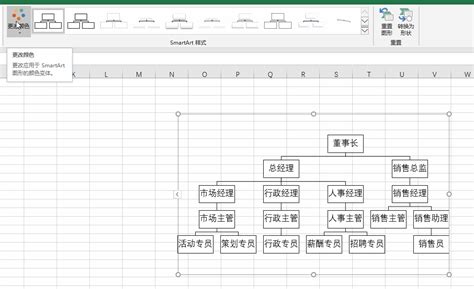 excel制作组织结构图 excel怎么做结构图 正数办公
