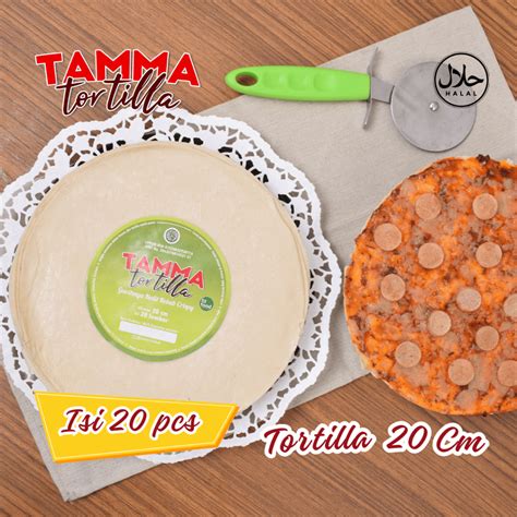 Jual Tortilla Tamma Mini 20 Cm Kulit Kebab Isi 20 Pcs Shopee Indonesia