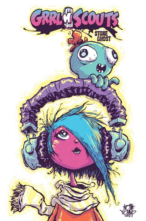 New Grrl Scouts Exclusive Cover By Skottie Young