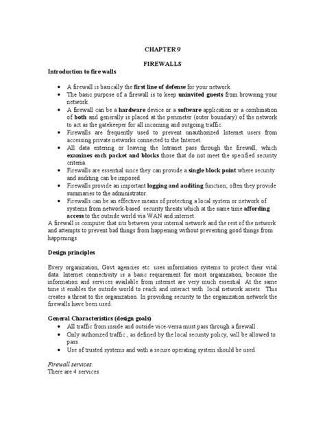 An In Depth Look At Firewall Design Principles Types And Access