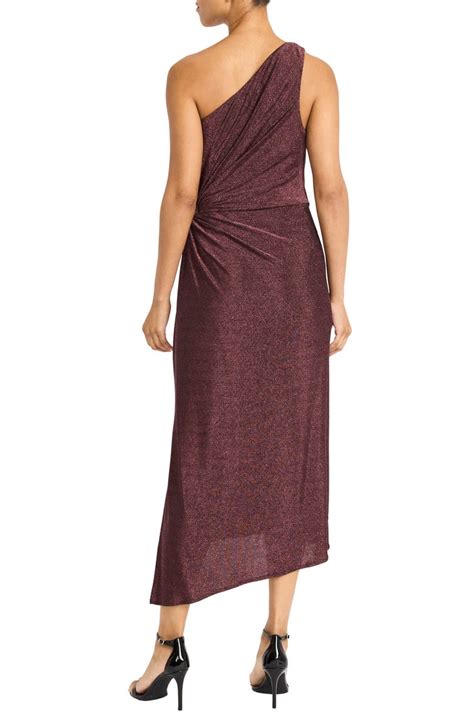 Maggy London One Shoulder Glitter Knit Cocktail Dress Nordstromrack