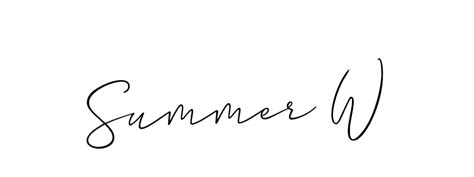 94 Summer W Name Signature Style Ideas Exclusive Autograph