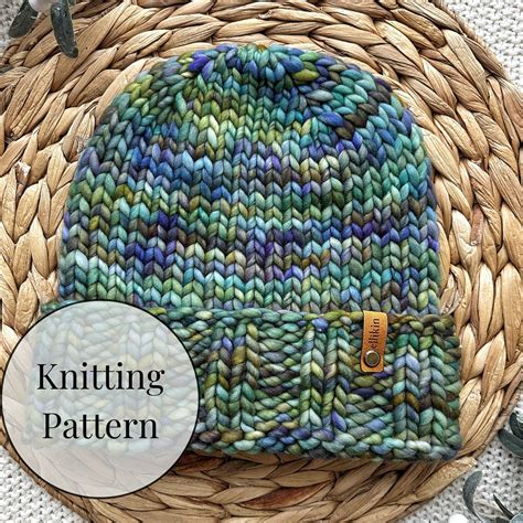 Alpine Trail Beanie Knitting Pattern Ellikin Knits