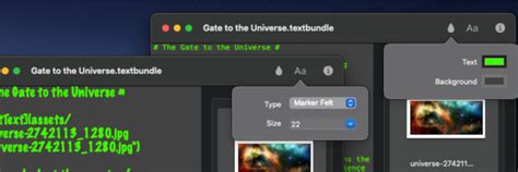Applications Textbundle Editor